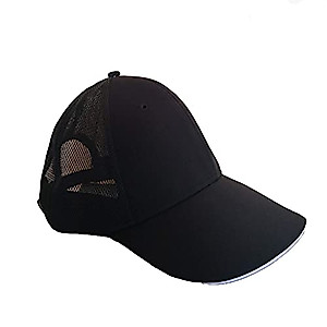 PTKU Bluetooth Music Cap with Stereo Speakers & Mic Hat,Bluetooth Cap, Bone Conduction Headset Baseball Mesh Cap for Men Women,Applicable Throughout The Year