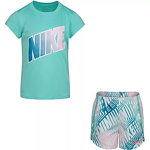 Nike Baby Girl's Graphic T-Shirt and Sprinter Shorts Two-Piece Set (Toddler) Tropical Twist 2 Toddler