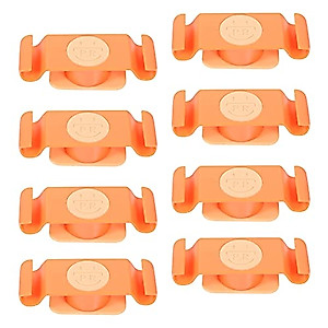 LIFKOME 1 Set of 8Pcs Kitchen Appliances Cord Wrapper, Adhesive Power Cord Holders, 360°Rotatable Cord Organizer with Double- Side Adhesive, Cord Organizer for Home Kitchen Appliances