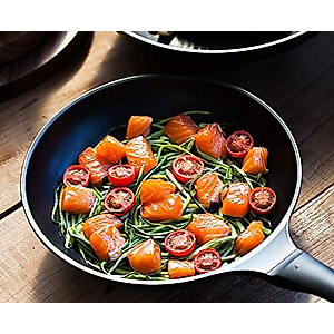 Queensense Premium Titanium 5-Coated Non-Stick Frying Pan Wok 30cm