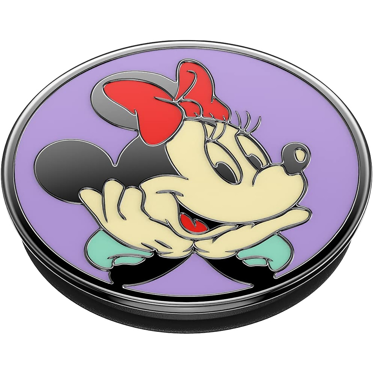 PopSockets: Phone Grip with Expanding Kickstand, Pop Socket for Phone - Enamel 80s Mickey