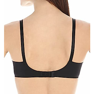 Warner's Women's No Side Effects Underarm-Smoothing Comfort Wireless Lightly Lined T-Shirt Bra 1056, Black, 36C