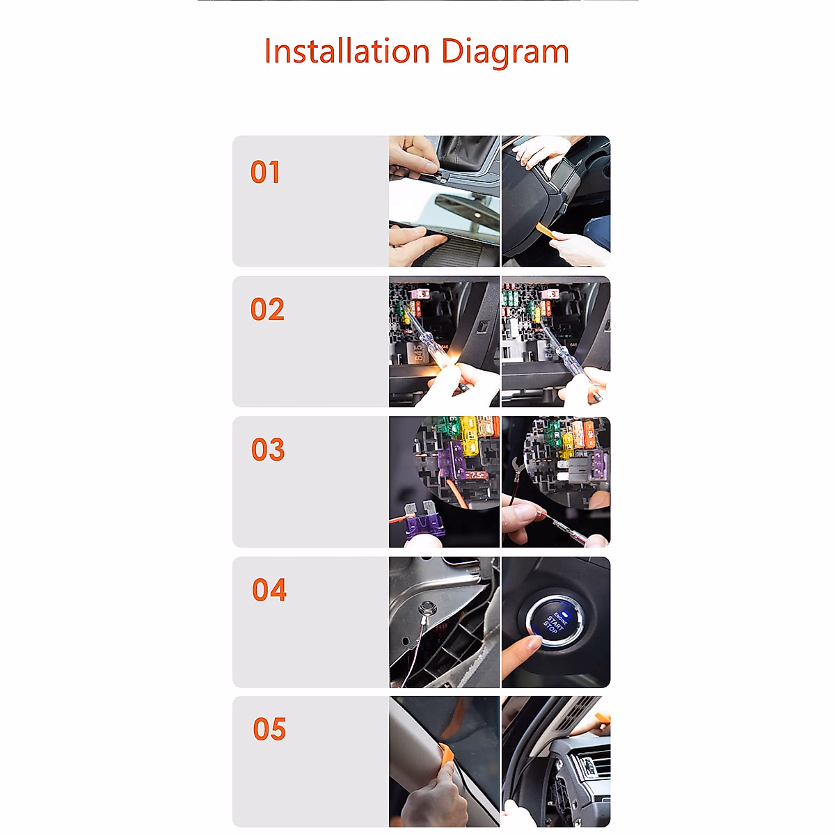 Dash Cam Hardwire Kit Micro USB Compatible for Garmin Dash Cam 67W 66W,65,57,56,55,47,46,45,dezl 780 LMT-S,OTR1000,OTR800,dezlCam 785 LMT-S,RV 760LMT,785,RV 890,Zumo 590LM GPS Navigator Power Cord