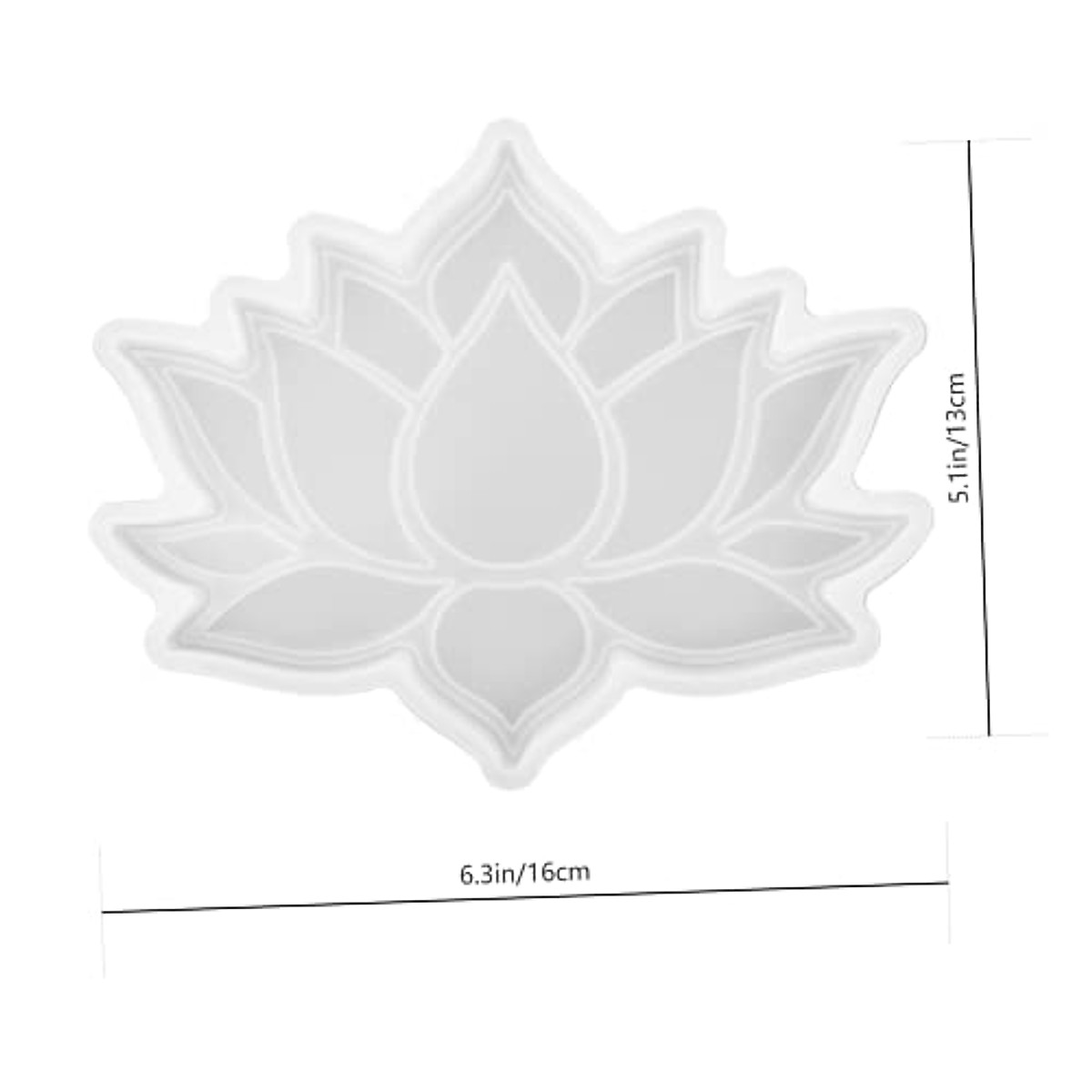 EXCEART 4 Pcs Crystal Epoxy Mold Cup Holder Tray Jewlery Tray Jewelry Tools Resin Jewelry Tray Resin Flower Tray Epoxy Coaster Cup Mat Mold Silicone Mold DIY Silicone Mold Storage Casting