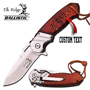 CGG creativegadgets AWEHIRU MEUSNO Personalized M Tech Knife for Groomsman, Wedding, Engraved with Your Personalizations, Design Your Own (ER-A003 SW)