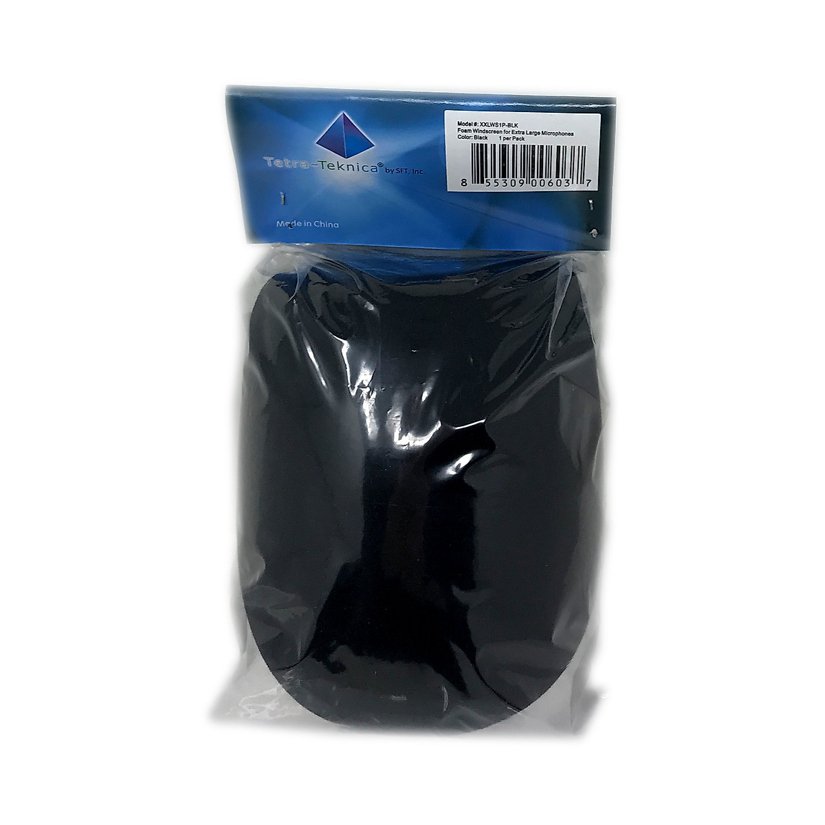 Tetra-Teknica Extra Extra Large Foam Windscreen for MXL GENESIS, Audio Technica, and Other Large Microphones, Color Black