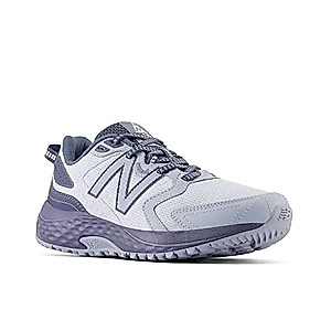 New Balance Women's 410 V7 Trail Running Shoe, Starlight/Light Arctic Grey/Vintage Indigo, 8.5 Wide