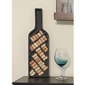 NEW VIEW Wall Mounted Wine Bottle Cork Holder Decor