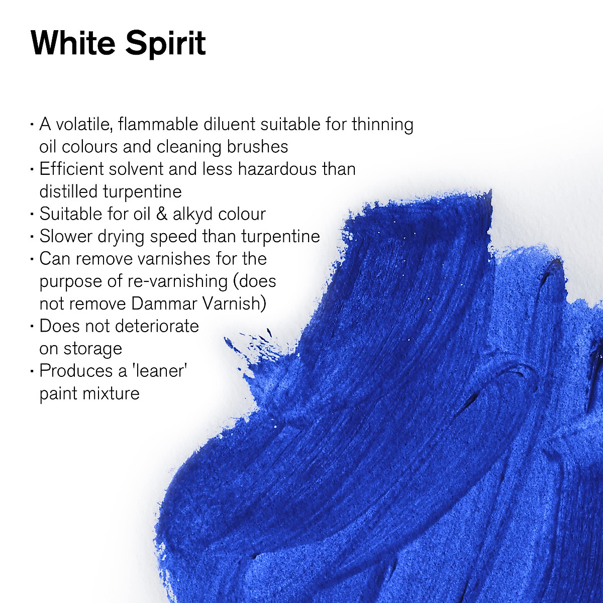 Winsor & Newton Artists' White Spirits, 1 Litre (33.8-oz) Can