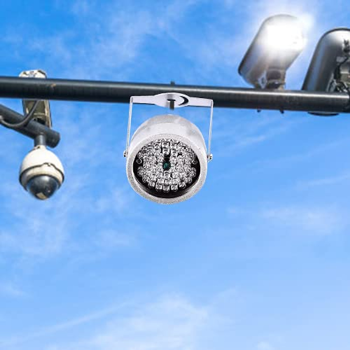 48 LED IR Lights,Intelligent Waterproof Infrared Night Vision Light for Security CCTV Camera,48-LED IR Light for Indoor or Outdoor Lights