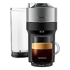 Nespresso Vertuo POP+ Deluxe Coffee and Espresso Machine by Breville, Titan