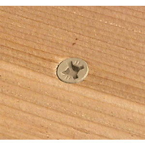 #9 x 3" Deck Screws, Tan, ACQ Compatible, Combo Drive - Square and Phillips (Quantity: 5 pounds) Can be Used with Pressure Treated Lumber