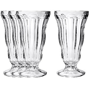 Anchor Hocking Classic Soda Fountain Glass, 12 Ounce (Pack of 4)
