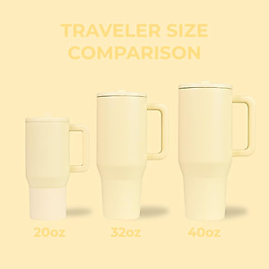 HydroJug Butter 40oz Traveler + Replacement Straws