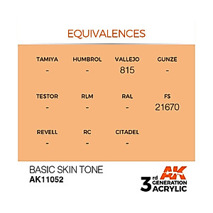 AK Interactive 3rd Gen Acrylic Basic Skin Tone 17ml