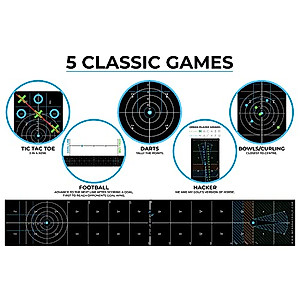 ME AND MY GOLF 6 in 1 Games Golf Putting Mat (14ft) - Includes Instructional Training Videos, Black