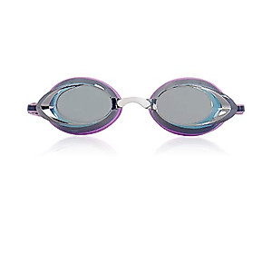 Speedo Women's Swim Goggles Mirrored Vanquisher 2.0, Archroma/Cobalt/Silver