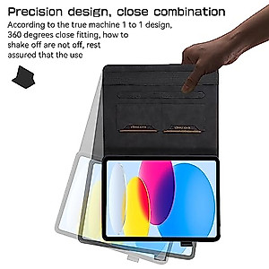 phone protective flip case Flip Case Compatible with iPad Air 5th Gen 2022 10.9”and for iPad Air 4th & iPad Pro 11 2021/2020 Premium PU Leather Folio Smart Protective Cover, Multi-Viewing Angles and M