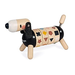 Janod - Sweet Cocoon Shapes and Colors Dog - Ages 2+ - J04421