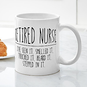 CafePress Retired Nurse 15 Oz Ceramic Large Mug Ceramic Coffee Mug, Tea Cup 11 oz