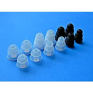 Comfort Fit Kit (FL) Replacement Eartips Earbuds Eargels Compatible with Etymotic etyBLU2, ER-4, hf5, hf3, hf2, mc5, mc3, mc2, and ETY Kids in Ear Stereo Earphones Headset