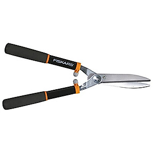 Fiskars 391911-1002 Power Lever 8-Inch Hedge Shears, Pack of 1