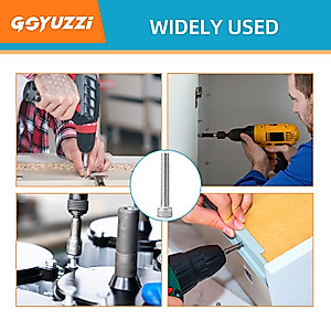 M6 x 100mm Socket Head Cap Screws Bolts Stainless Steel 304 Metric Machine Hex Socket Screw, Allen Hex Drive, Fully Thread, 10PCS