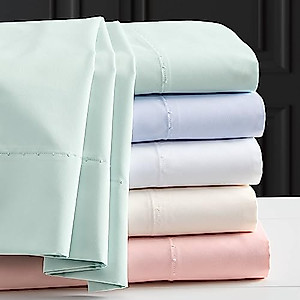 Cuddledown 500TC Pima Cotton Sateen | 100% Cotton | Twin Fitted Sheet - Green Tea