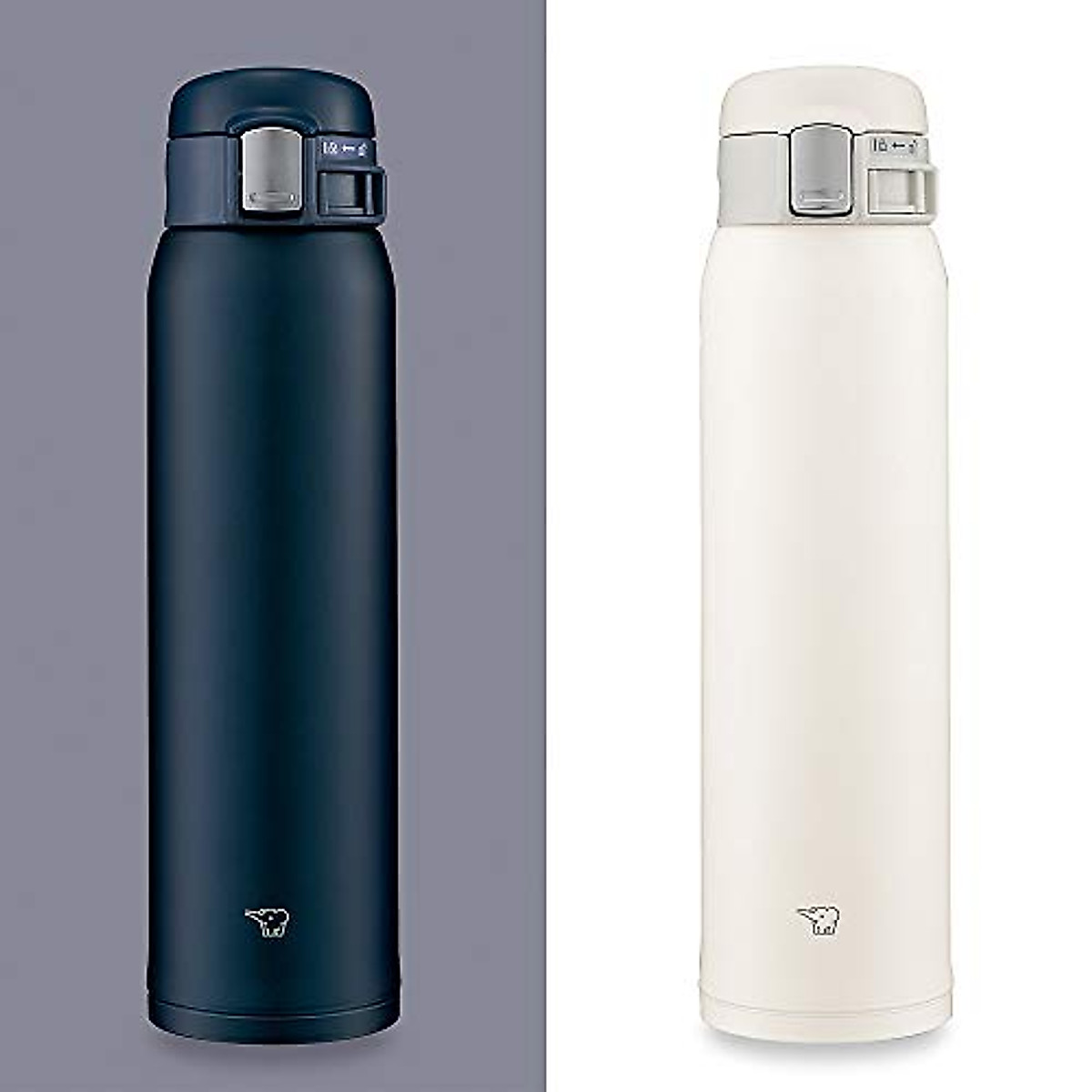 Zojirushi (ZOJIRUSHI) Water bottle direct drinking [One-touch open] Stainless mug 600ml Navy SM-SF60-AD