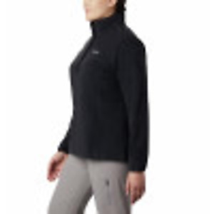 Columbia Women's Benton Springs 1/2 Snap Pullover, Black, Large