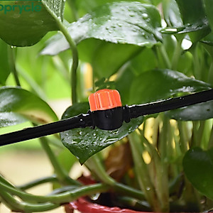 12 Pack Drip Irrigation Switch Valve 1/4" Drip Irrigation Barbed Ball Valve Shut Off Switch 4mm/7mm Hose Water Connectors Barbed Valve Drip Irrigation Universal Barbed Valve for Gardening