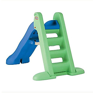 Little Tikes Easy Store Large Slide , Blue/Green