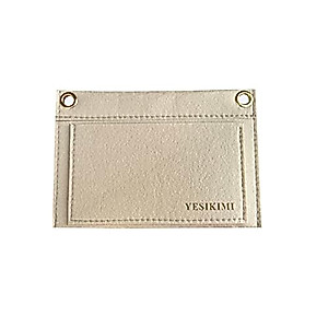 YESIKIMI MONOGRAM Clutch Conversion Kit Premium Felt Inset With 120cm Chain gift for her