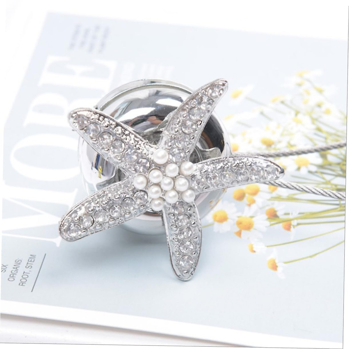 Alipis 2 Sea Fish Pattern Curtain Buckles Drapery Magnet Curtain Hooks for Drapes Back Tie Outdoor Shower Curtain Hook Curtains Nautical Home Decor Magnetic Magnet Hooks Adjustable Strap