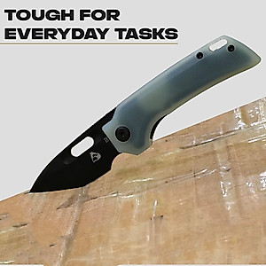 LOST FOXES Pathfinder Pocket Knife | Best Gifts for Men & Women | D2 Steel Blade, G10 Handle | EDC Folding Knife for Camping, Survival, Hiking | Small, Sharp Pocket Clip | Perfect for Dad, Husband, or Backpack Gear