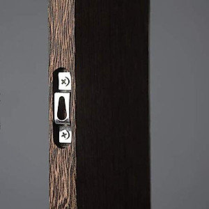 PIBM Stylish Simplicity Shelf Wall Mounted Floating Rack Shelves Solid Wood Retro Lattice Back Hook Multi-Layer Multifunction Environmental Protection, Brown , 56x12x56cm