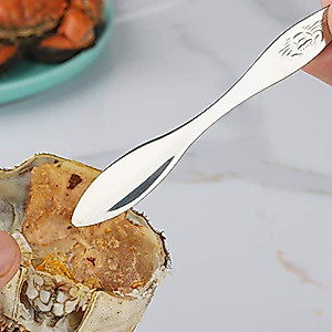 Lobster Crab Leg Cracker Seafood Tools and Nuts Pick Forks Set includes 2 Crab Lobster Cracker 6 Stainless Steel Forks - Shellfish Lobster Crab Leg Shell (Seafood Tools)