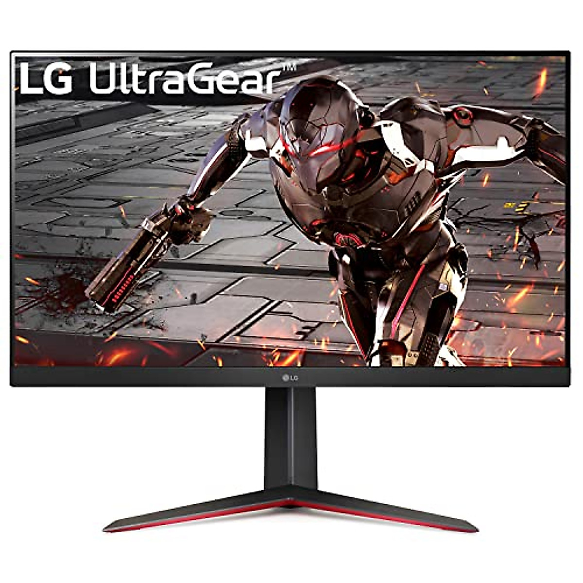 LG 32GN650-B 32" Ultragear QHD 165Hz 16:9 HDR10 Dual Monitor w/FreeSync Premium Bundle with Deco Gear Mechanical Gaming Keyboard RGB Back Lighting + Large Extended Pro Gaming Mouse Pad