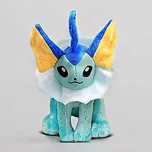Vaporeon Plushies - Vaporeon Plush - Vaporeon Stuffed Animal - Vaporeon Evolution Plush Toy Collection New 2021 Premium Design
