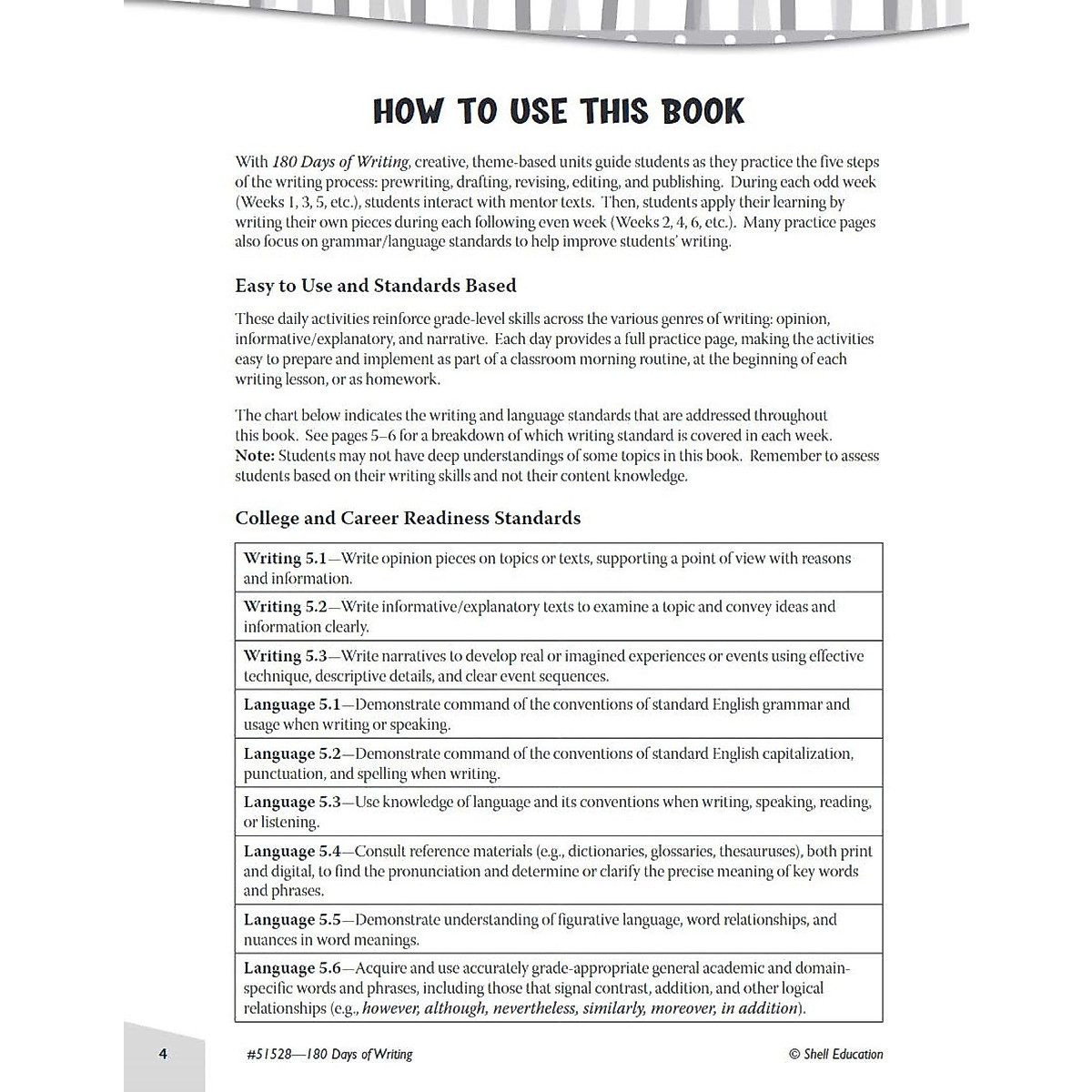 180 Days™: Includes Reading 2nd Edition, Writing, and Math for 5th Grade Practice Workbook for Classroom and Home, Cool and Fun Practice Created by Teachers (180 Days of Practice)