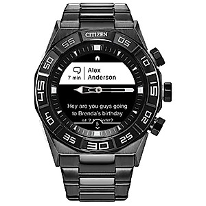 Citizen CZ Smart Gen 1 Hybrid smartwatch 44mm, Continuous Heart Rate Tracking, Fitness Activity, Golf App, Displays Notifications and Messages, Bluetooth Connection, 15 Day Battery Life