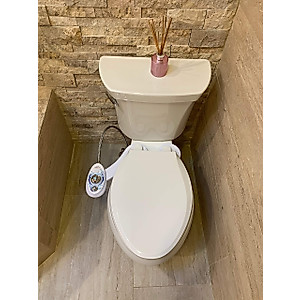 Bidet Toilet Attachment Eco-Splash Bidet Basic - Dual Nozzle - Cold Water - Self Cleaning Bidet Toilet Attachment