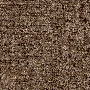 East West Furniture DLBA3-MAH-18 3 Piece Modern Dining Table Set Contains a Round Wooden Table with Dropleaf and 2 Brown Linen Linen Fabric Parsons Dining Chairs, 42x42 Inch, Mahogany