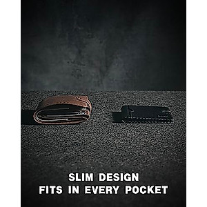 Zitahli Mens-Wallet-Slim-Leather-RFID Blocking Wallet for Men Minimalist Bifold Credit Card Holder with Gift Box