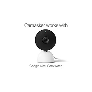 Camasker for Google Google Nest Cam (Wired) 2nd Generation - Cover, Disguise & Camouflage Nest Surveillance Camera, 720p, Motion Only