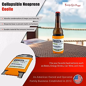 Funny Guy Mugs Prescription Collapsible Neoprene Can Coolie - Drink Cooler