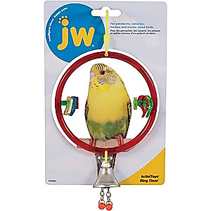 JW Pet Activitoys Ring Clear Bird Toy [Set of 3]