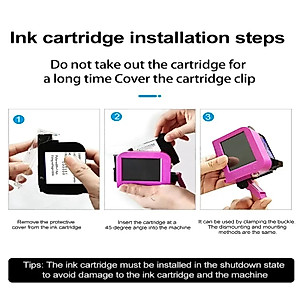 SHJ-XJLJNQ Small Handheld, Mini Inkjet Printer, Portable, Suitable for Production Date, QR Code, Logo Smart Coder Supports Multiple Languages