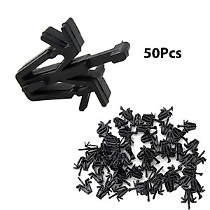 50pcs Grille Retainer Clips for Toyota Tacoma SR5 Extended Cab Pickup 2-Door 2.4L 2438CC l4 Gas DOHC Naturally Aspirated 2000#90467-12040, 9046712121