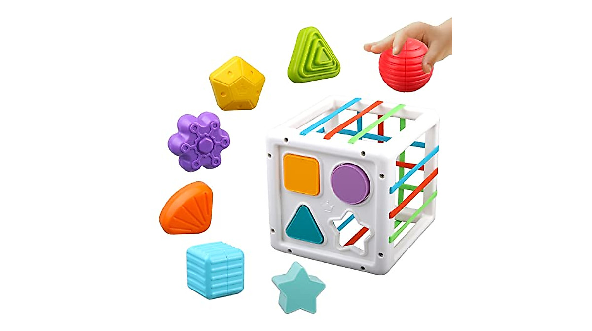 Baby Sensory Shape Sorter Blocks - Fun Learning Toy